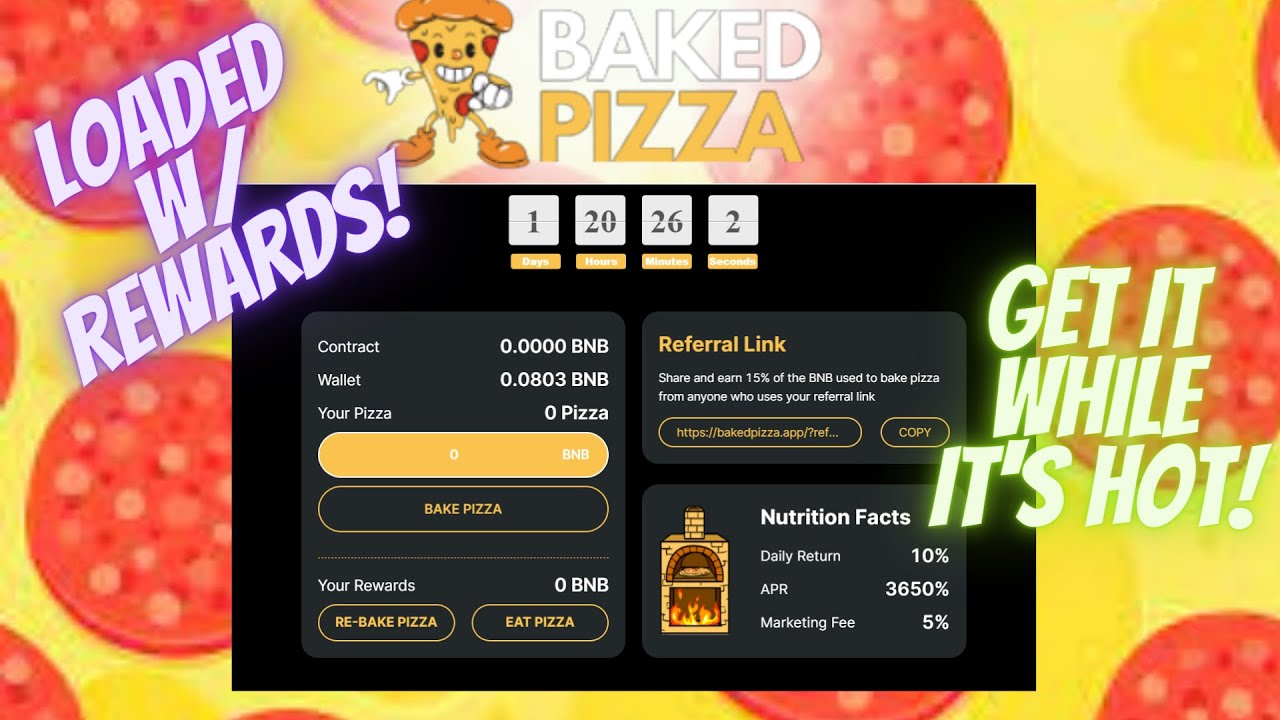 BAKED PIZZA BNB MINER COMING IN 2 DAYS! | NEXT BEST MINER??? 😲💰 - YouTube