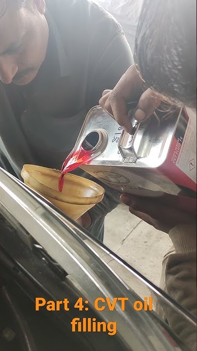 Corolla Grande CVT Oil Change Part 4 - YouTube