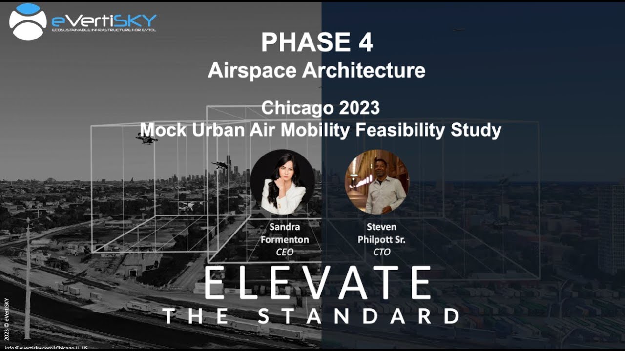Phase 4 Chicago Mock UAM Feasibility Study 2023 - YouTube