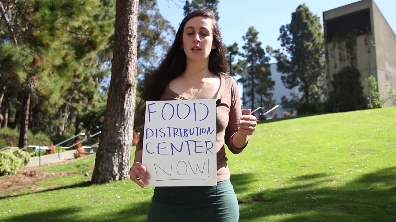 Students protest the food insecurity issue - YouTube