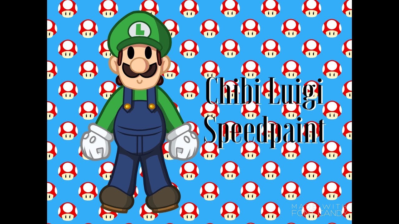 Chibi Luigi Speedpaint - YouTube