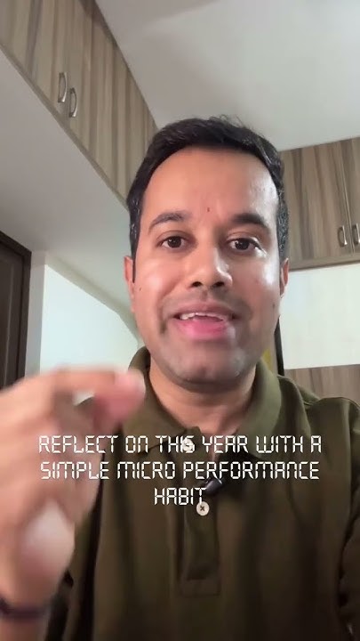 Reflect on the year with a simple Micro Performance Habit - YouTube
