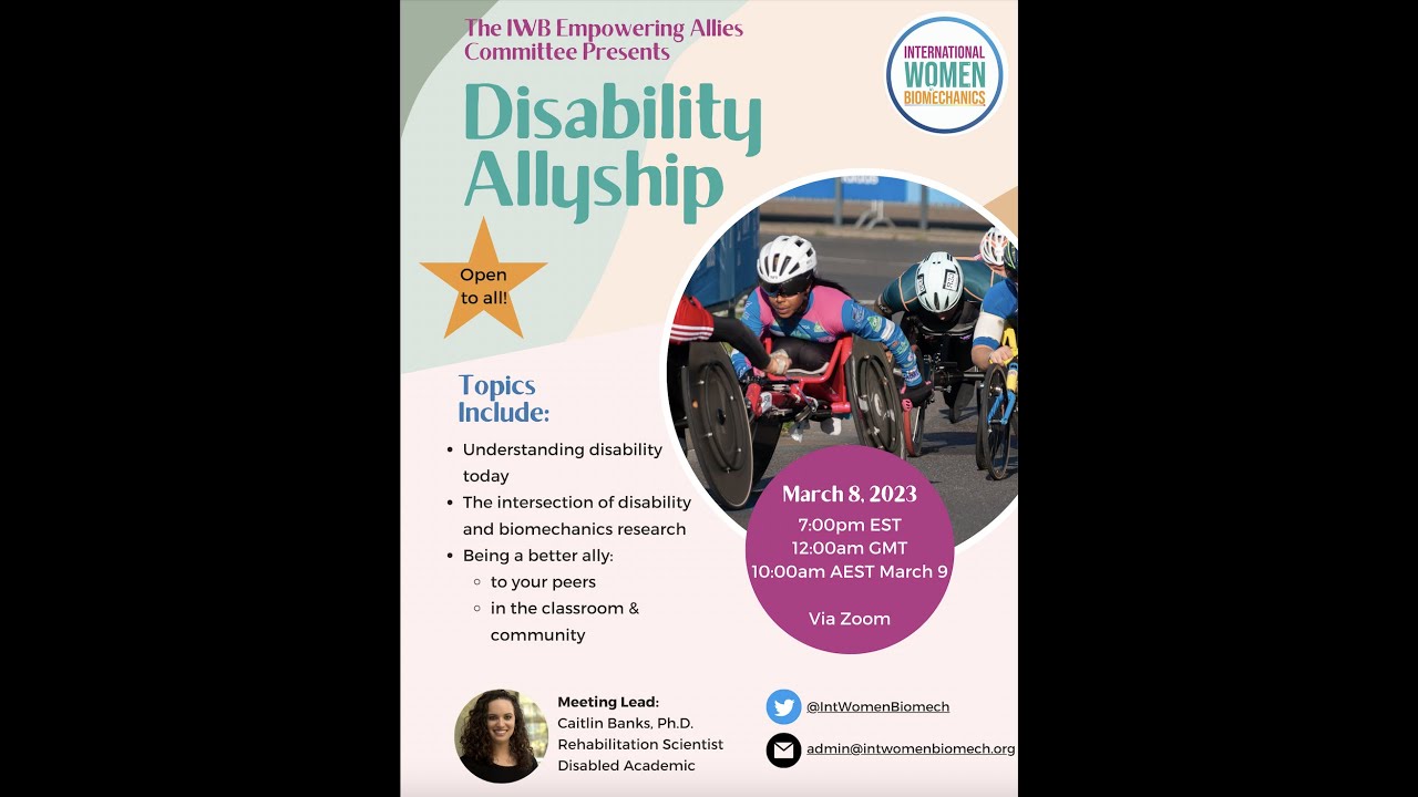 IWB March 2023: Disability Allyship - YouTube