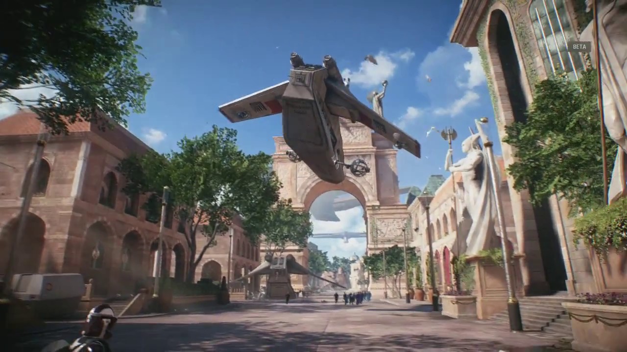 STAR WARS BATTLEFRONT 2 (2017) BETA: Galactic Assault on Naboo Gameplay ...