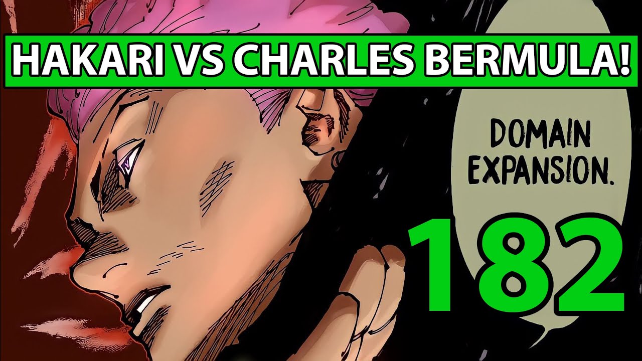 HAKARI GUNA DOMAIN EXPANSION!!! Jujutsu Kaisen 182 Manga Chapter REVIEW ...