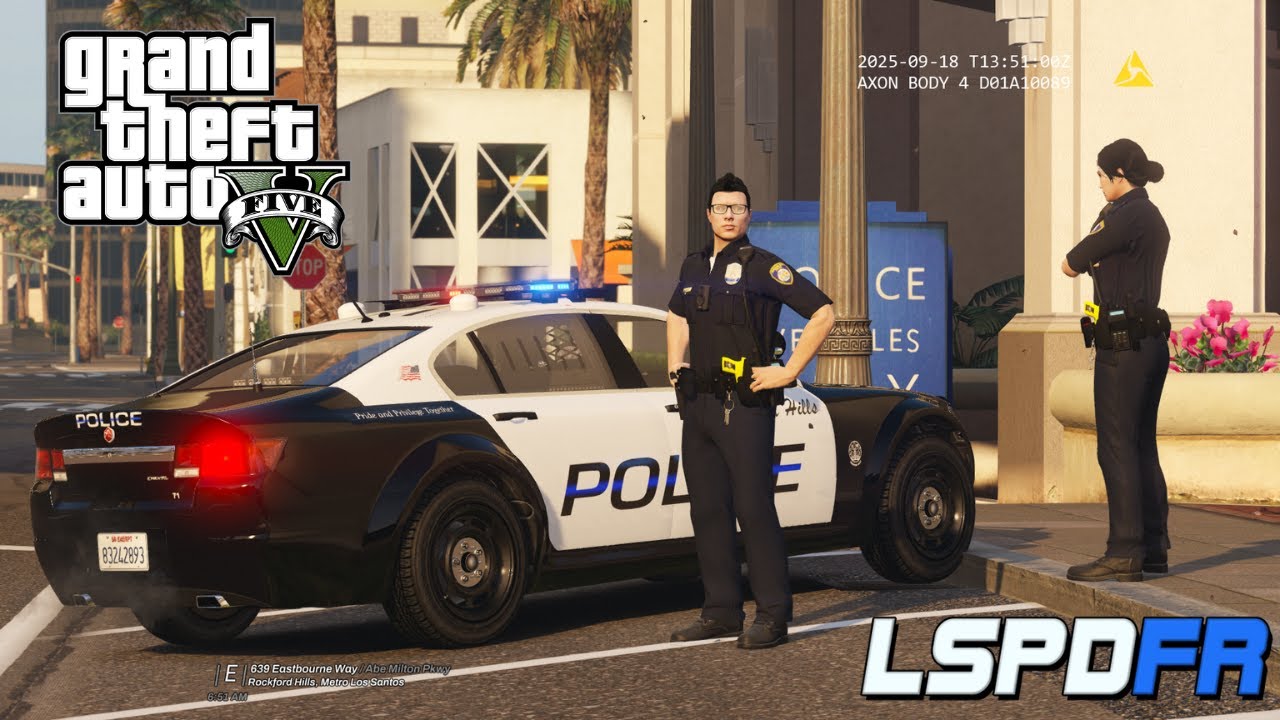 (No Commentary) GTA V LSPDFR Expanded | RHPD City Patrol- Day Shift ...