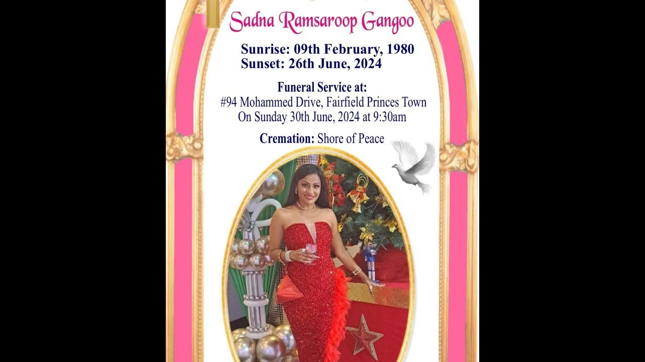 The Funeral of the late Sadna Ramsaroop Gangoo - YouTube