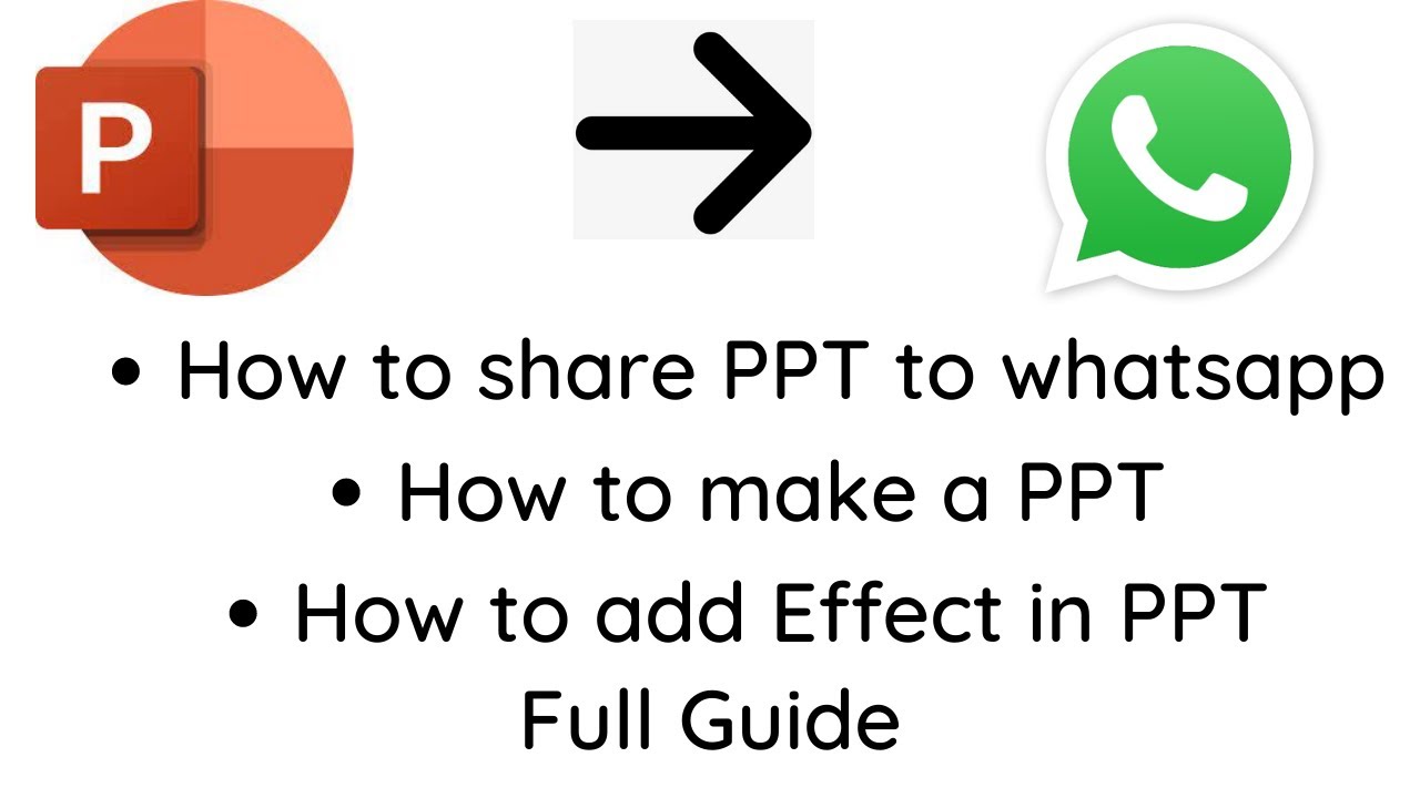 PPT How To Share Ppt To Whatsapp How To Make PPT Full Guide YouTube PPT How To Share Ppt To Whatsapp How To Make PPT Full Guide YouTube