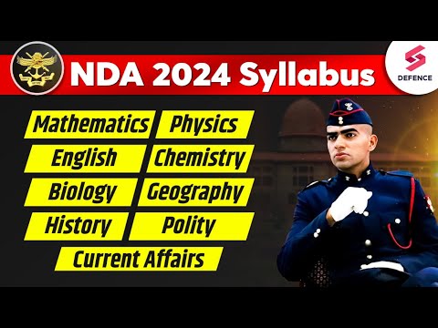 NDA 2024 Syllabus | NDA 2024 Subject Wise Weightage, Exam Pattern ...