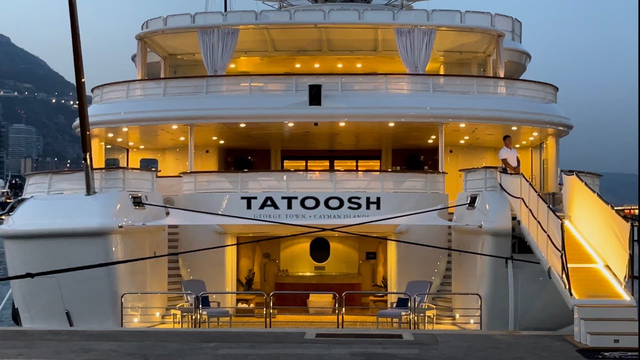 Arrival of 92 m. TATOOSH Superyacht by Nobiskrug & Terence Disdale @archiesvlogmc - YouTube