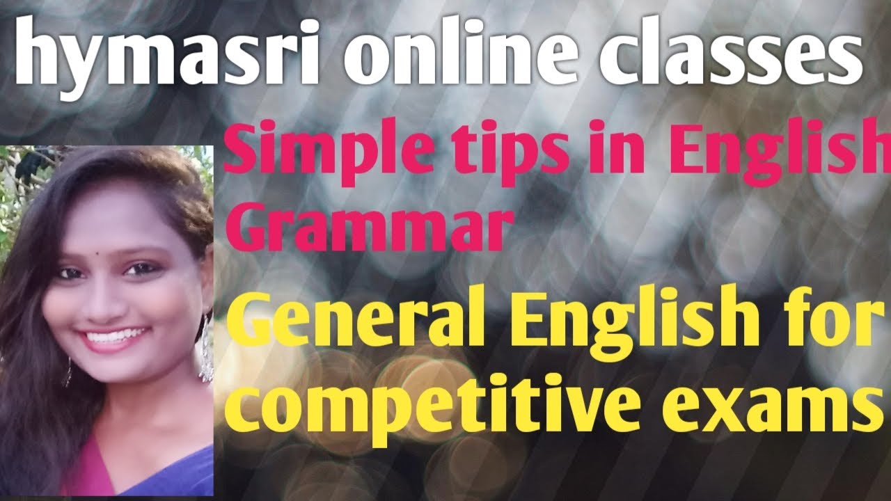 General English For Competitive Exams And Simple Tips In English