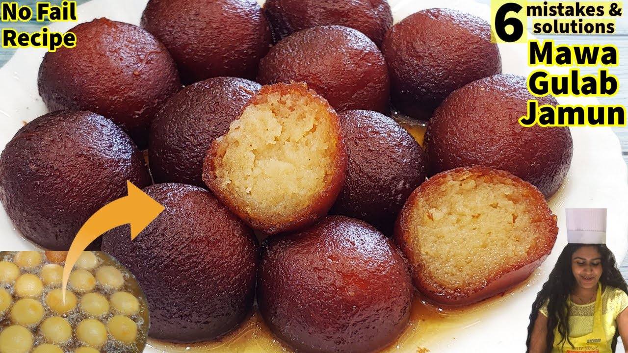 सिर्फ 1 कप मावा से बनाए 1 किलो से ज्यादा गुलाब जामुन |Soft Khoya Gulab ...