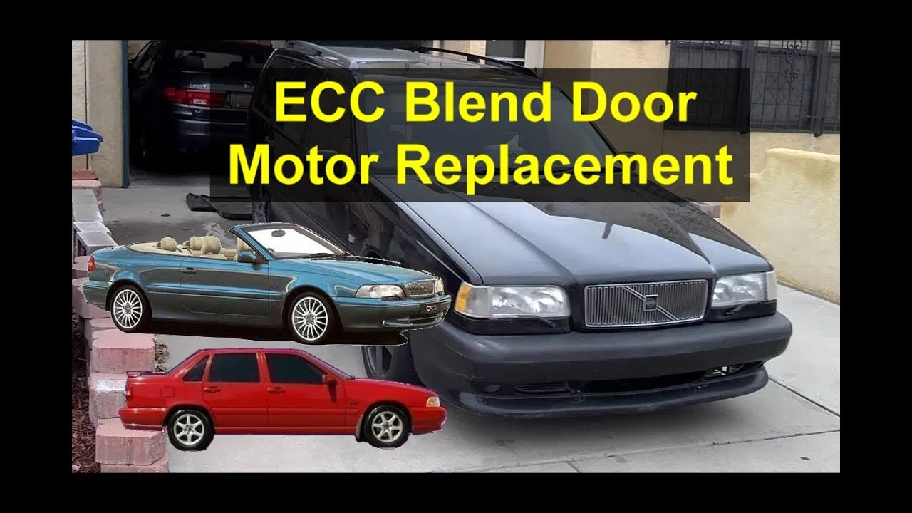 How to replace the passenger side blend door of a P80, Volvo C70, 850 ...