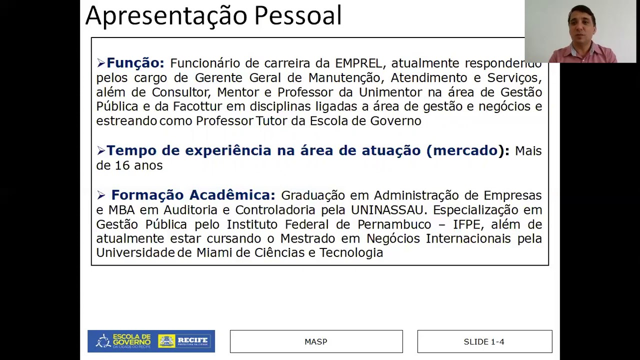 Apresentação do Curso MASP - EGPR - YouTube