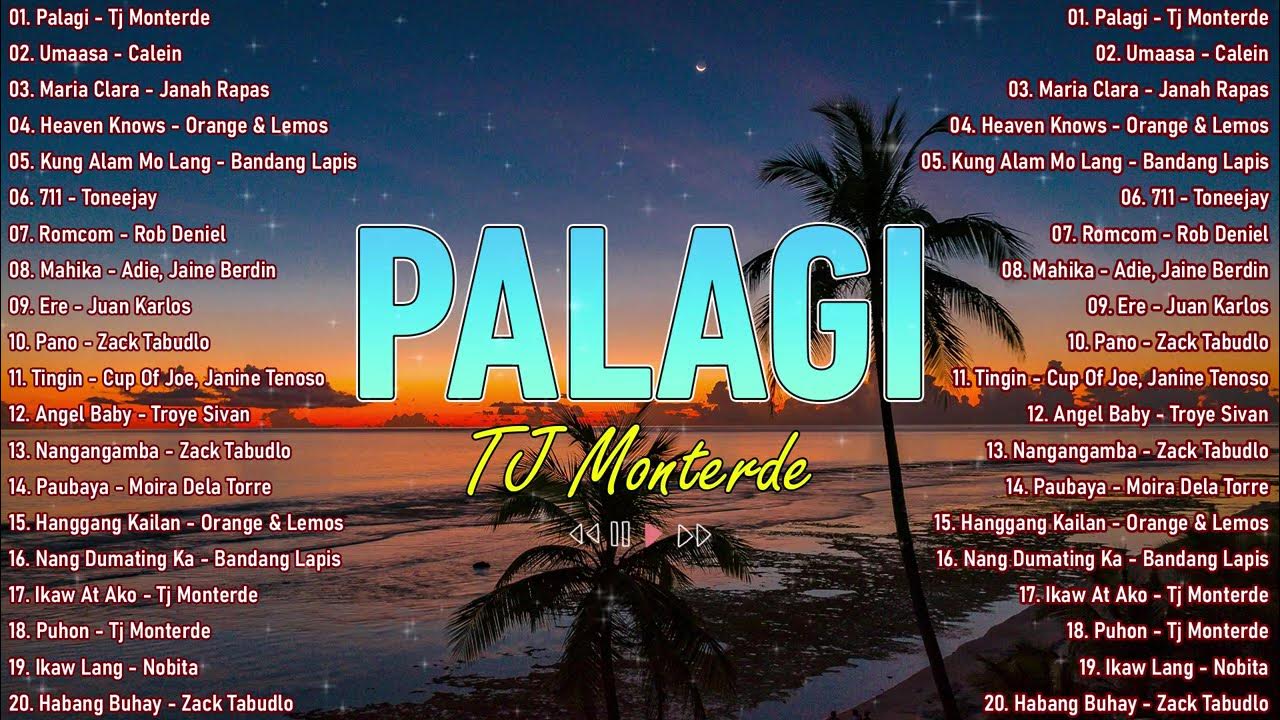 Palagi - TJ Monterde 💗 Best OPM Tagalog Love Songs With Lyrics💗OPM Trending 2024 Playlist - YouTube
