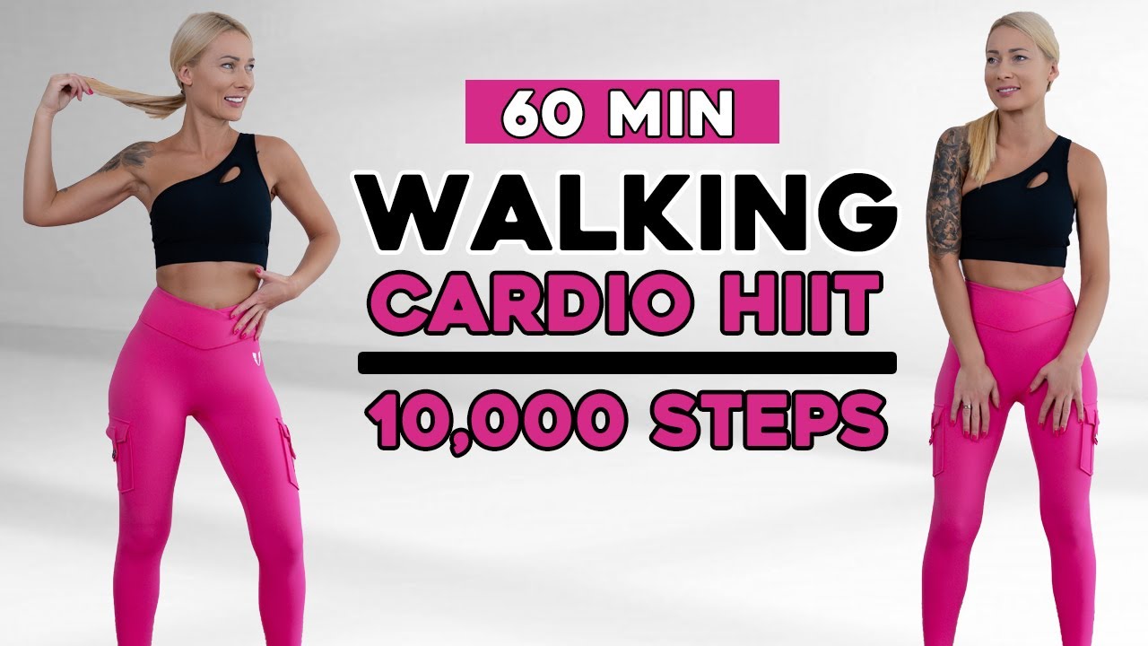 🔥10000 STEPS IN 60 MIN🔥 Walking Cardio🔥 Dance Workout🔥 to Burn Fat🔥No ...