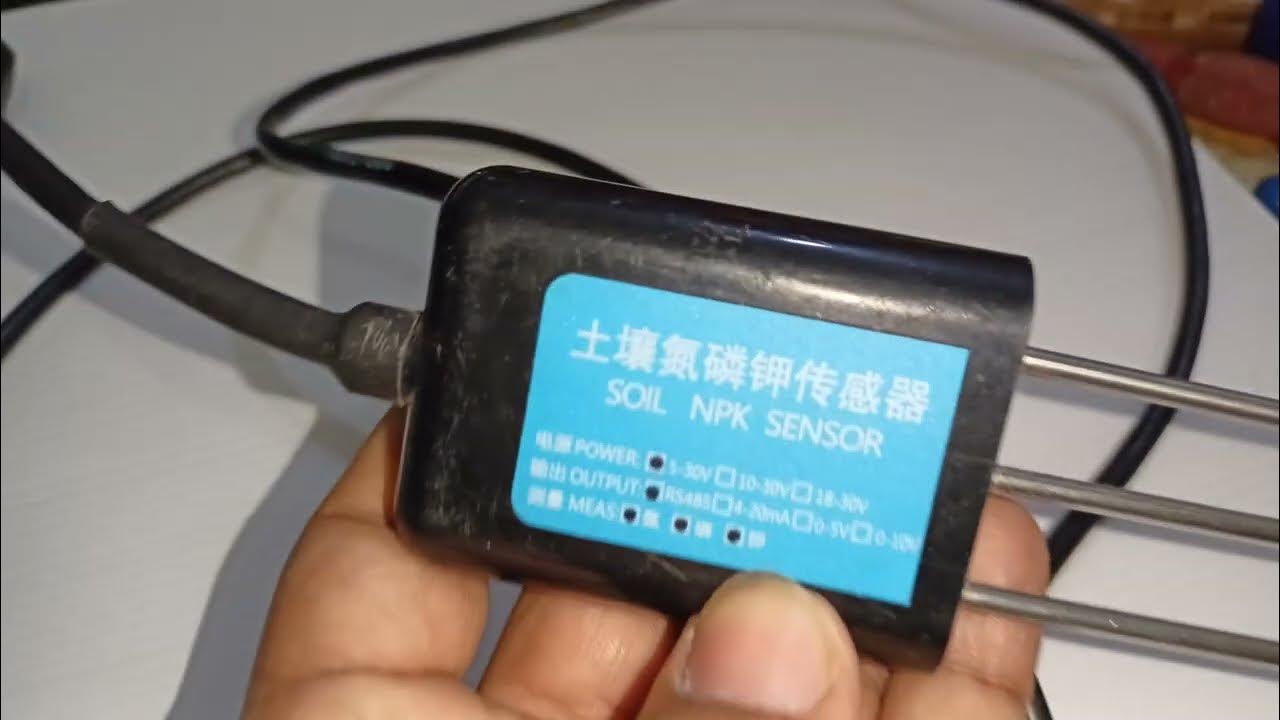 NPK sensor connection with arduino || Fertilizer sensor || Bangla ...