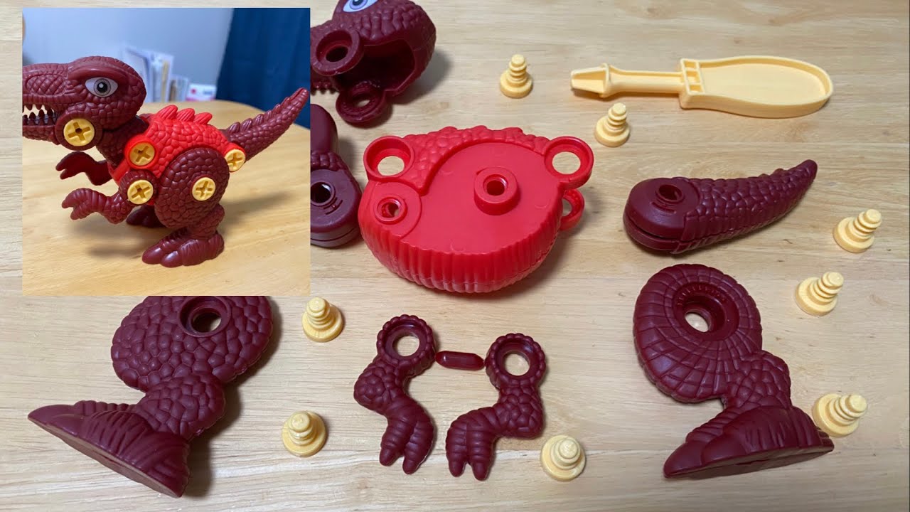 Tutorial Merakit Mainan Dinosaurus TYRANNOSAURUS Tirex - YouTube