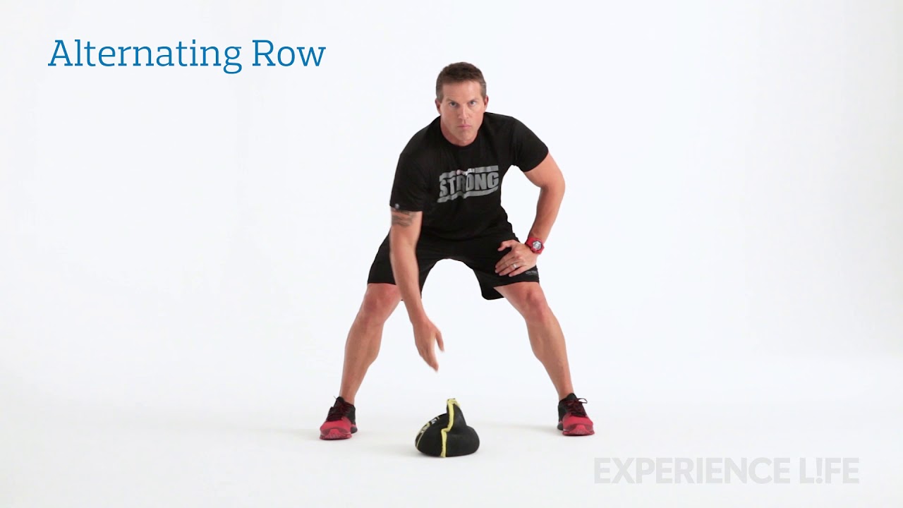 Alternating Dumbbell Row