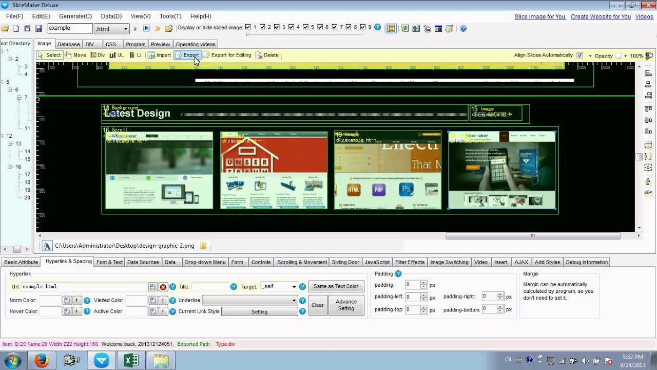 SliceMaker Tutorial: How to Create a Web Page with SliceMaker Products ...