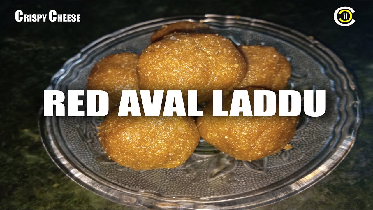 Red Aval Laddu ||Quick & Healthy Aval For Kids || Red Poha Ladoo Recipe ...