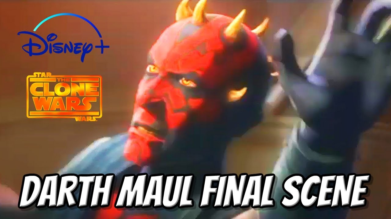 DARTH MAUL SCENE: Star Wars Clone Wars Final Episode | Disney+ ...