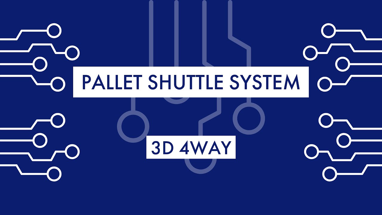 3D 4Way Pallet Shuttle - YouTube
