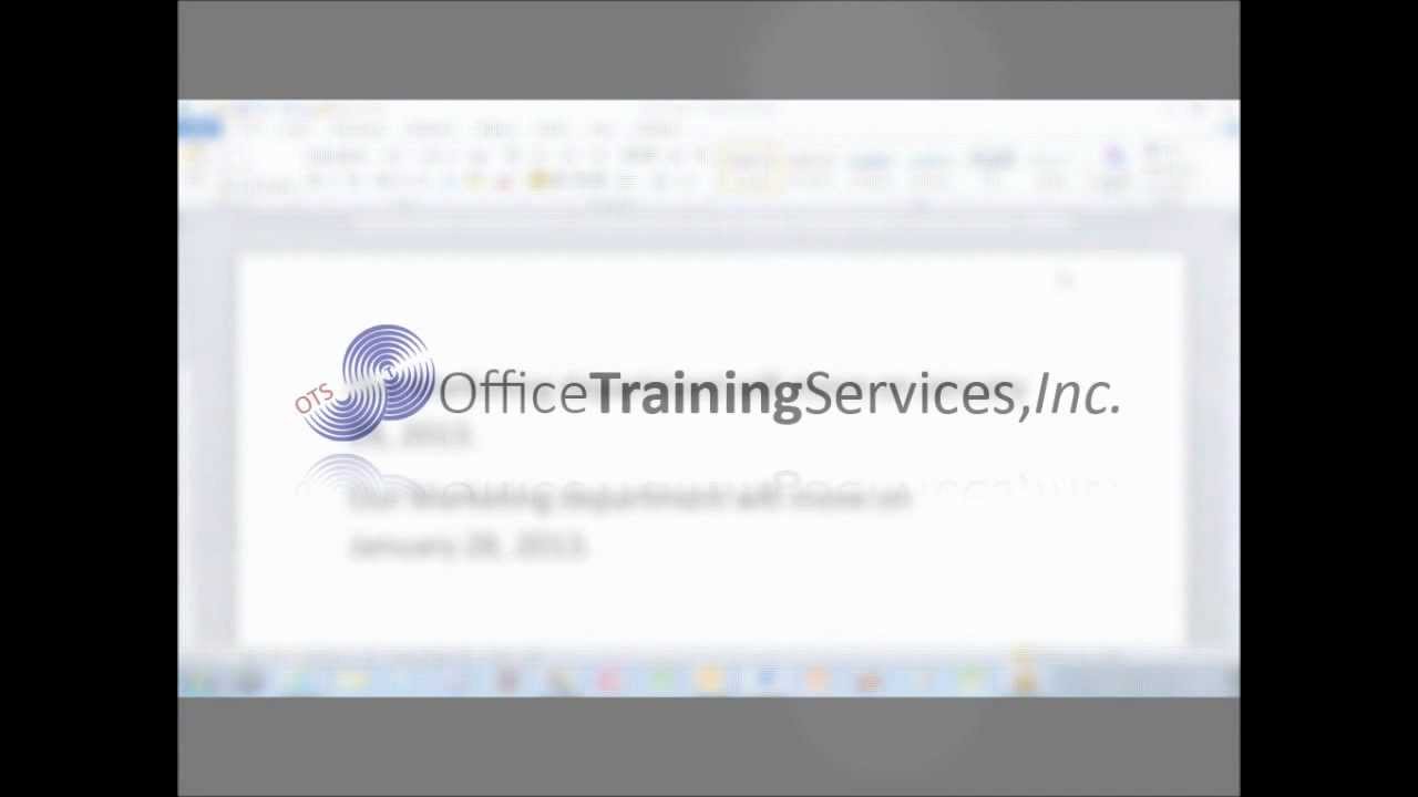 How To Insert Non-Breaking Spaces - YouTube