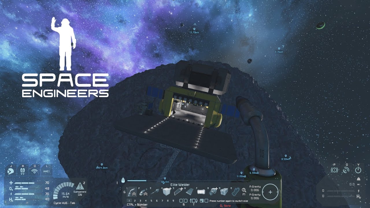 Space Engineers -- 12 -- Unlocking The Space Station - YouTube