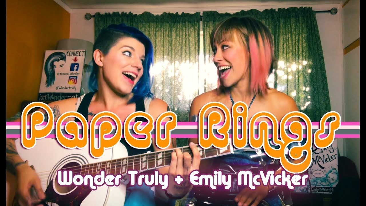 Wonder Truly + Emily McVicker - Paper Rings (Taylor Swift Cover) - YouTube