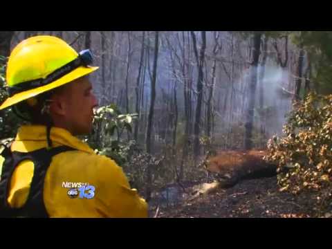 Fire Burns 100 Acres of Huckleberry Mountain - YouTube