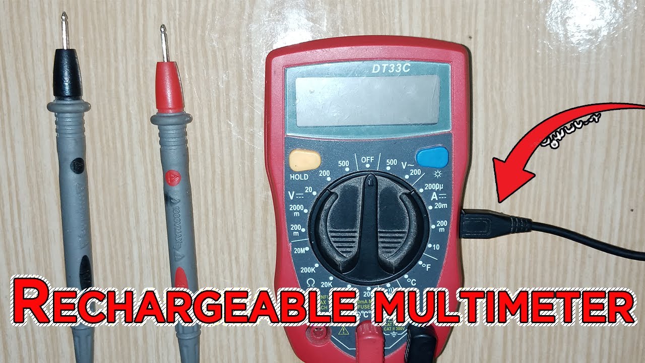 rechargeable multimeter||How to make this? - YouTube