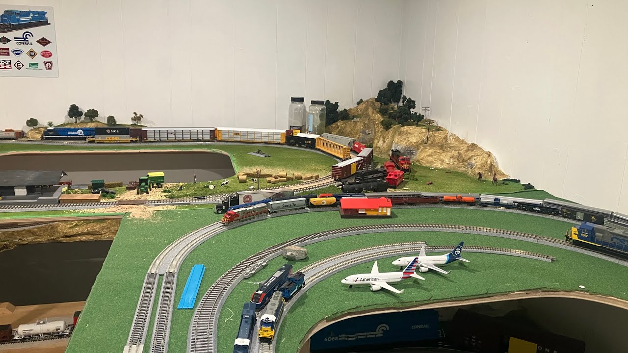 HO Scale And N Scale Model Train Running Session 3/6/25 - YouTube