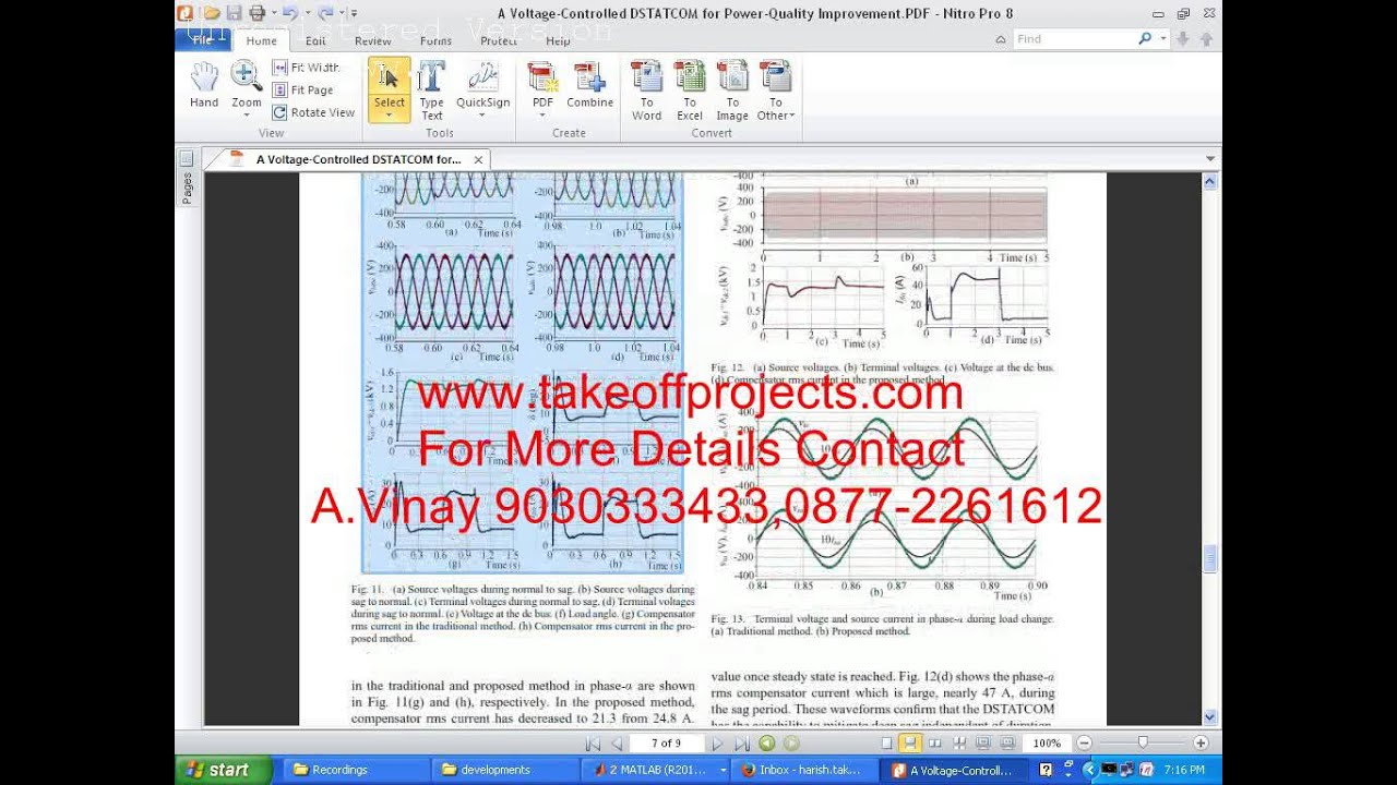 A Voltage Controlled D STATCOM for Power Quality Improvement - YouTube
