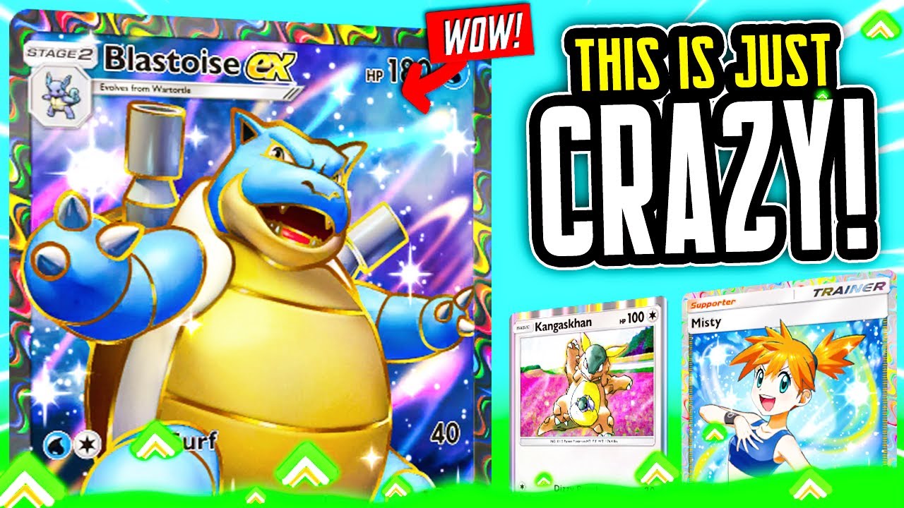 The BEST BLASTOISE Deck I've Played since Launch! - Pokemon TCG Pocket ...