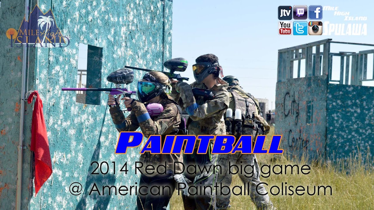 Paintball: 2014 Red Dawn big game @ American Paintball Coliseum - YouTube