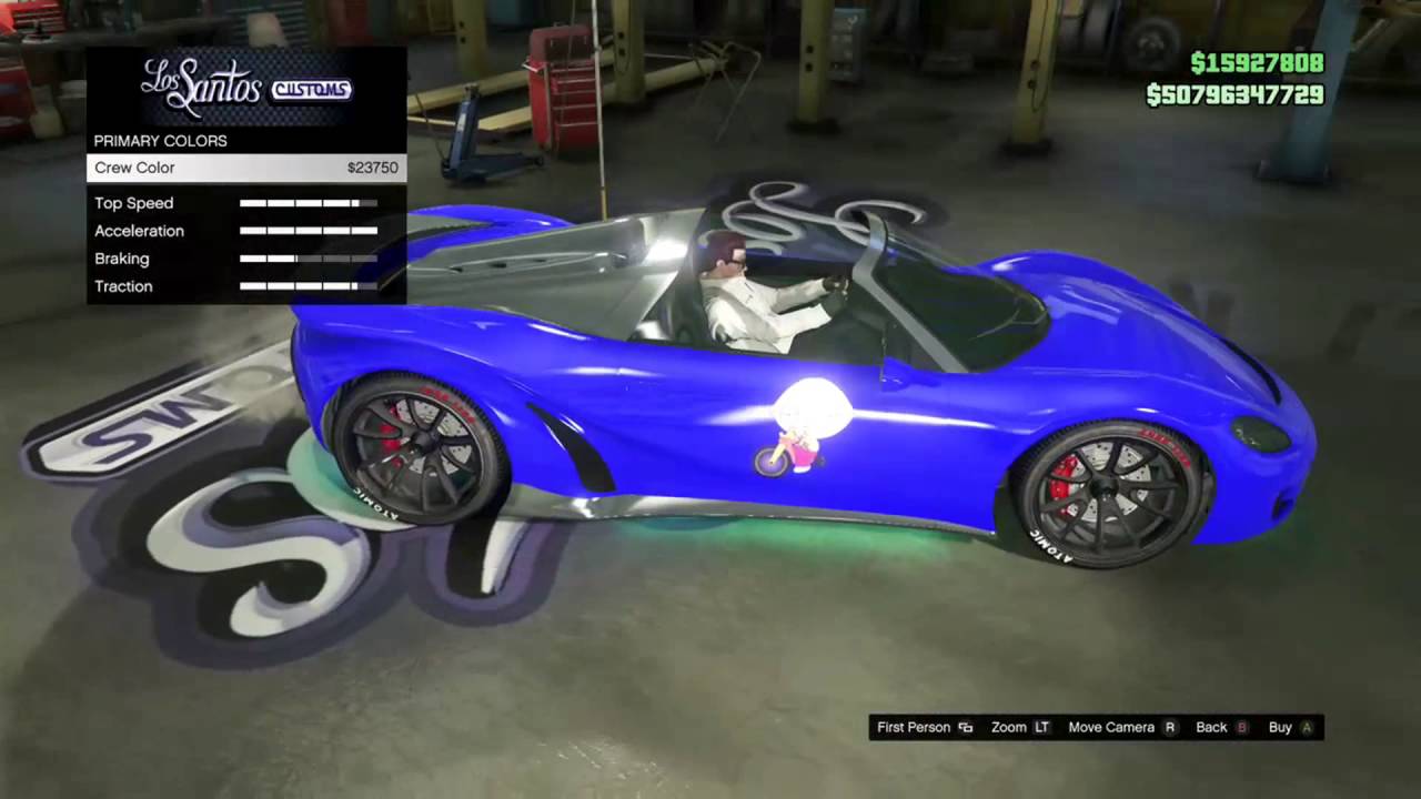 GTA 5 Modded Crew Colors! Exiting Blue - YouTube