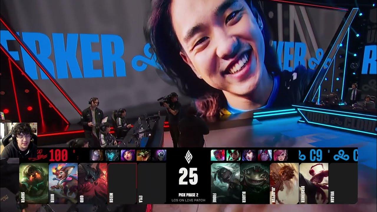 C9 VS 100 Thieves LCS Playoffs Bar Spica Mapa 1 / 100 motitos vs Factoría de Humo9 - YouTube