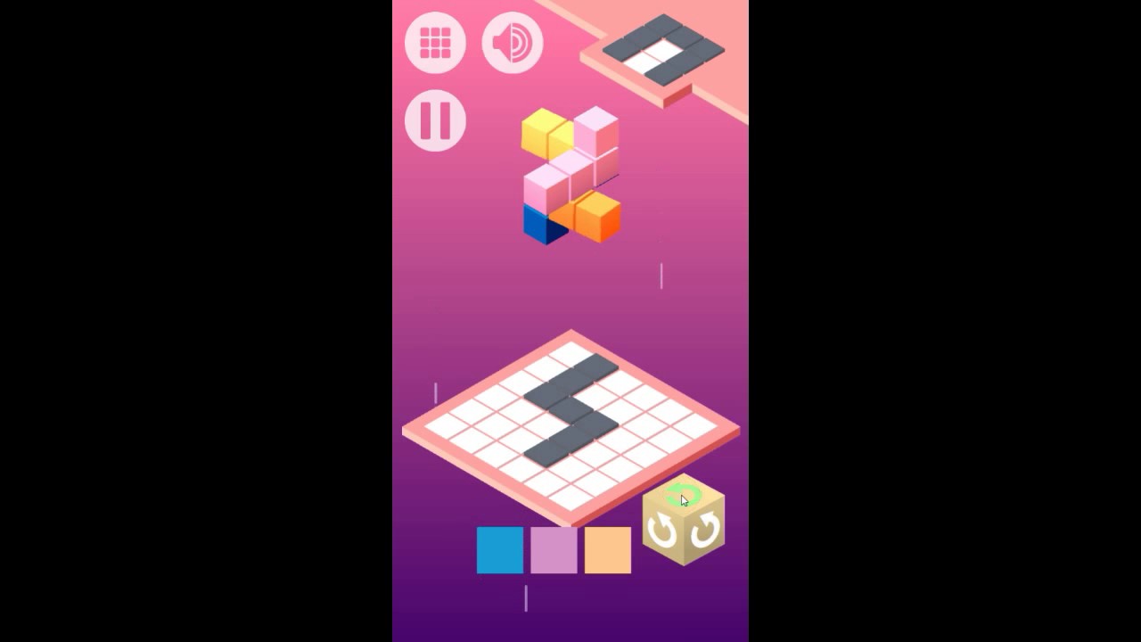 Shadows 3D Block Puzzle level 44 - YouTube