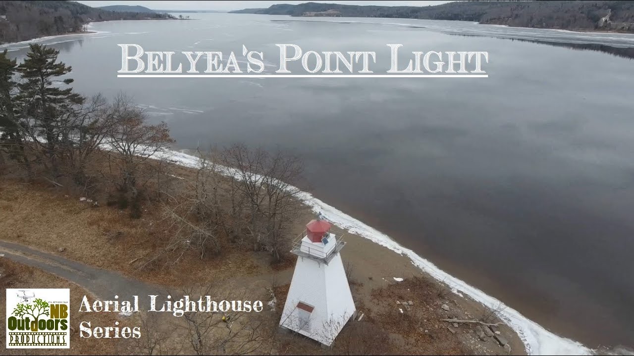 Lighthouse Aerial Series - Belyea's Point NB - YouTube