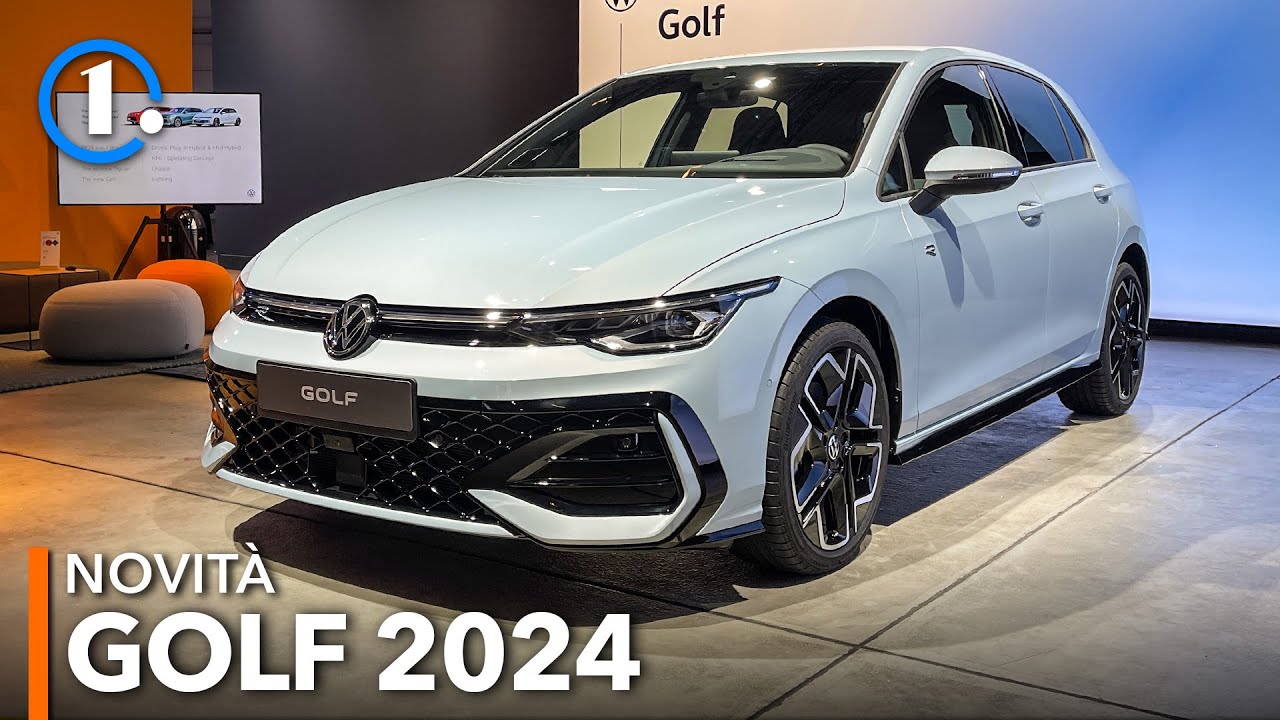 Volkswagen GOLF 2024 🇩🇪 COSA CAMBIA con il RESTYLING - YouTube