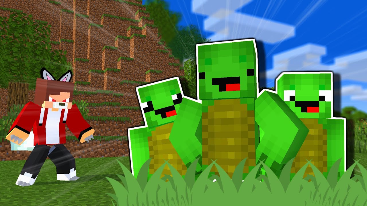 THE Three Little Mikey - Minecraft Animation [Maizen Mikey and JJ ...