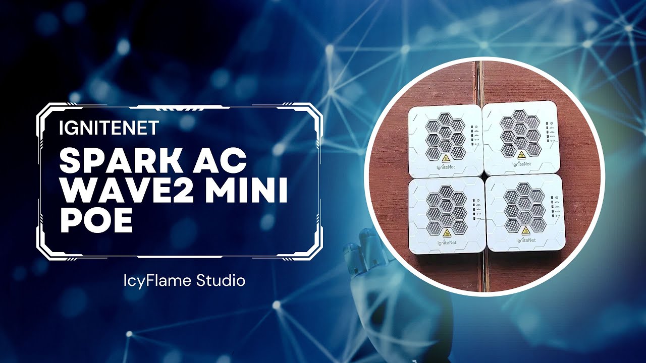 IgniteNet Spark AC Wave2 Mini PoE Access Point Unboxing - YouTube
