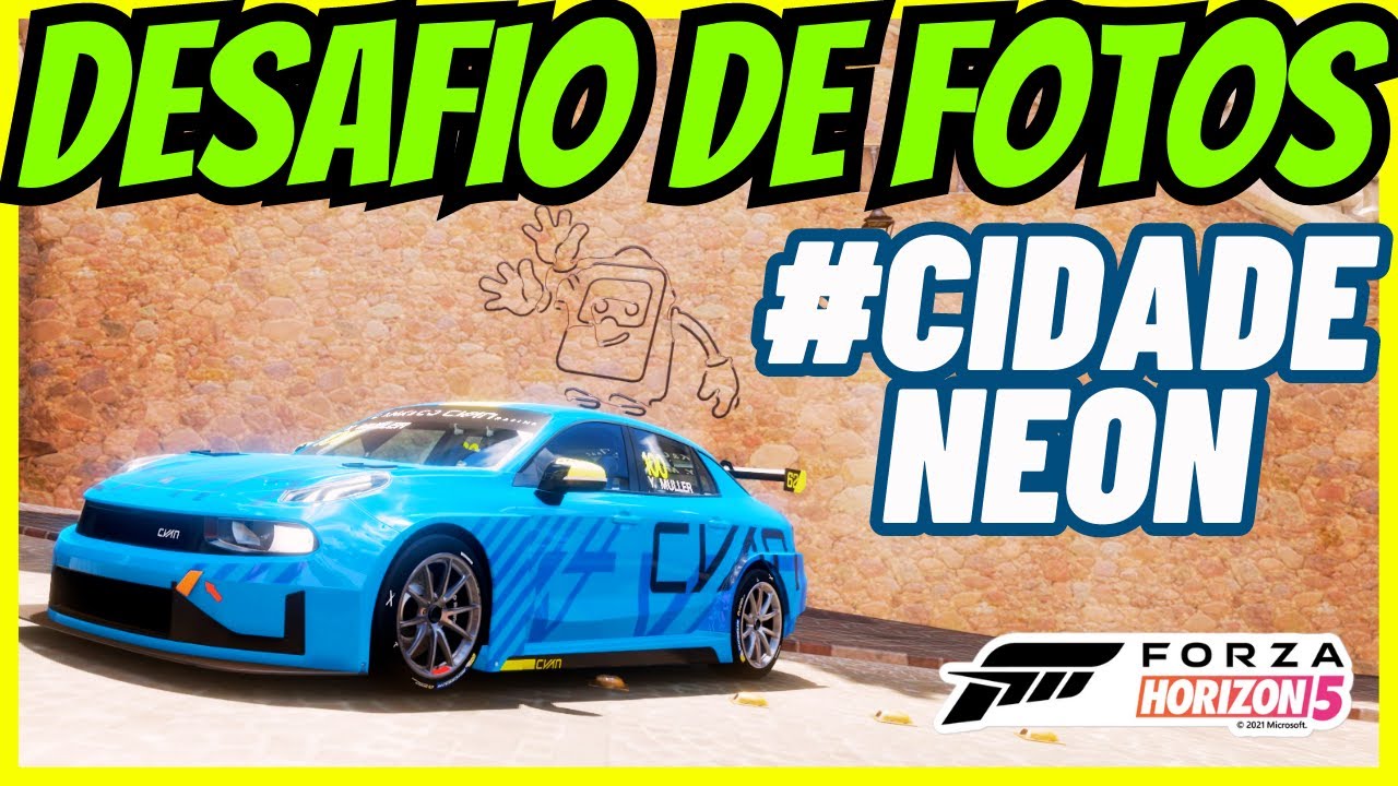 DESAFIO DE FOTOS CIDADE NEON FORZA HORIZON 5 #fh5 #forzahorizon5 - YouTube