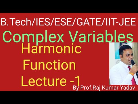 Complex variable Lecture -1 / Harmonic function - YouTube