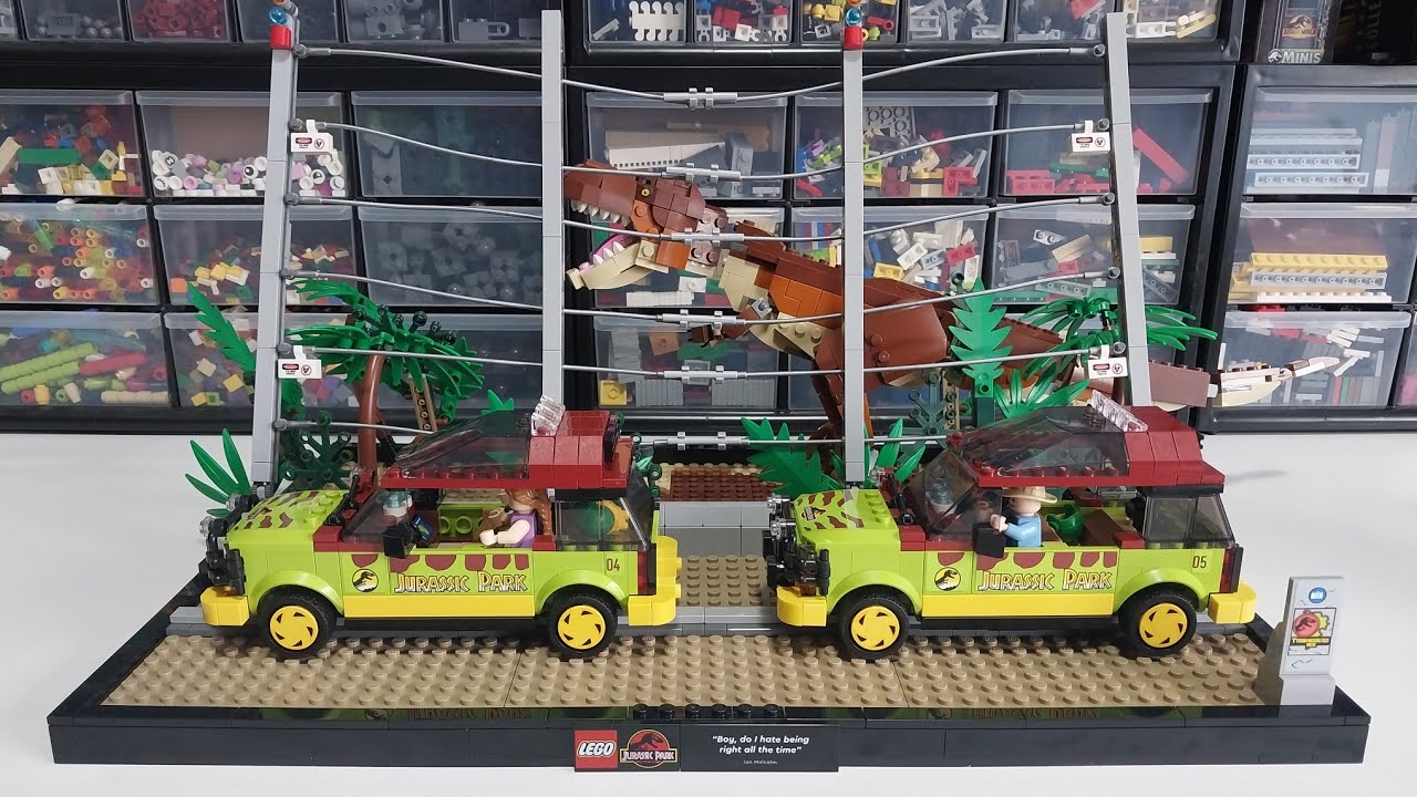 LEGO Jurassic Park T- rex Set Moc - YouTube