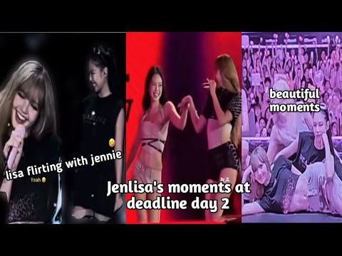 Jenlisa's moments at deadline concert day 2 - YouTube