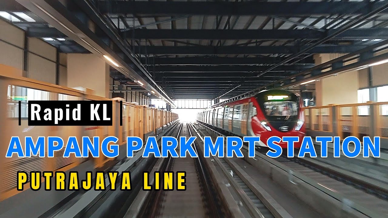MRT Putrajaya Line, PY20 Ampang Park MRT Station - YouTube