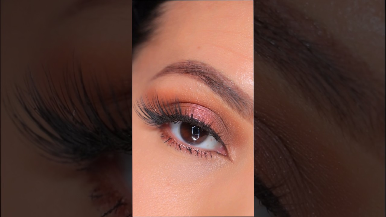 Soft Pink Glitter Eyeshadow Look💖 Pinkeyeshadow Makeuptutorial Youtube