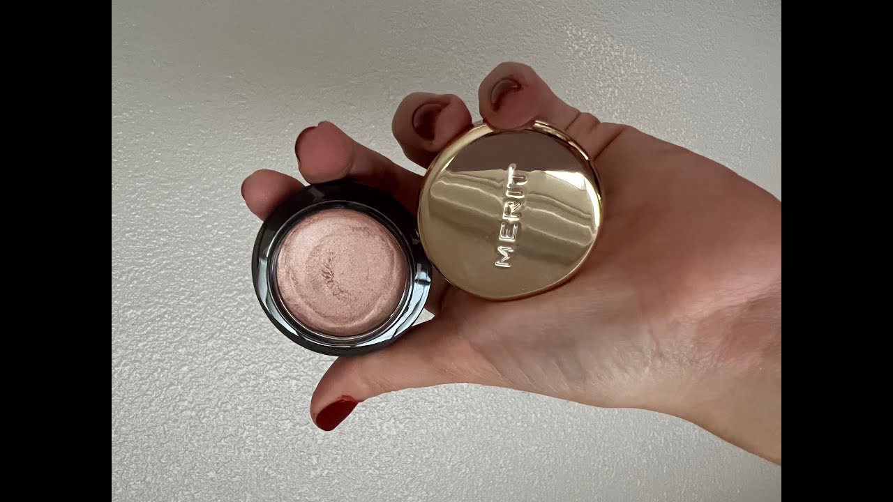 Merit Glace Shadow Used as a Topper Shade | Swatches + Demo - YouTube